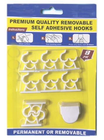 Buy Adhesive Wire Clip Cable Clamp Plastic Cord Management from Ningbo ...