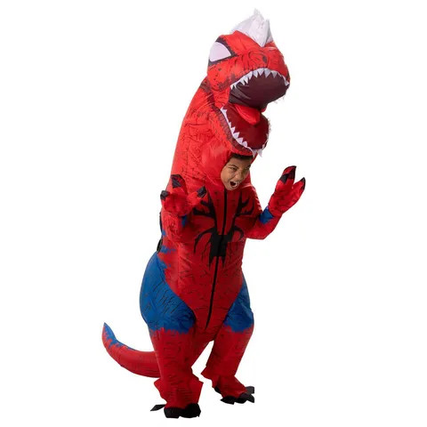 Buy Adult Funny Red Black Spider Venom Cosplay Full Body Air Blow-up ...