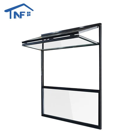 Buy Balcony Aluminum Bi-fold Push Out Window Double Glass Folding ...