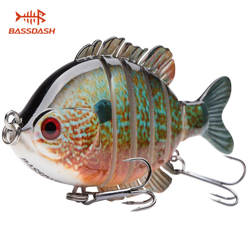 Buy Bassdash Swimpanfish Multi Jointed Panfish Bluegill Swim Baits ...