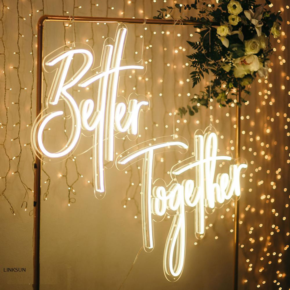 Buy Better Together Led Neon Sign, Better Together Led Sign from ...