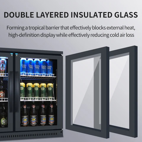Buy Commercial Bar Counter Display Fridge For Drinks Fridge Display ...