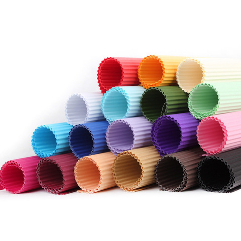 Buy Custom Flower Packaging Wrapping Paper Plain Corrugated Paper Sheet ...