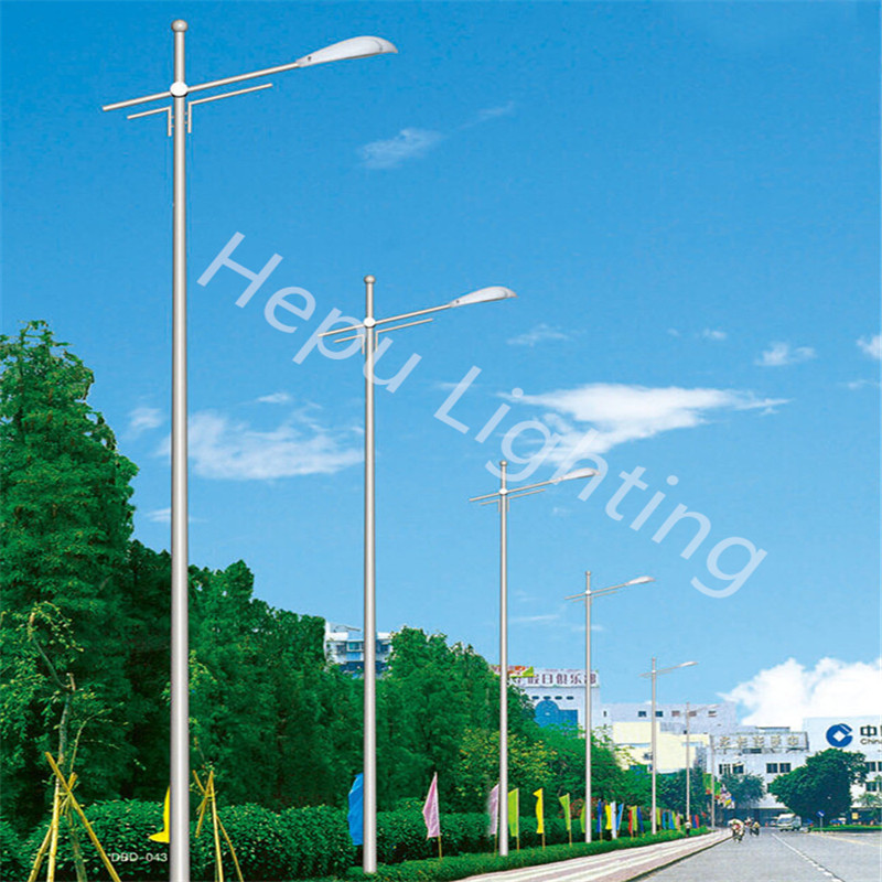 Buy Customizable 7 Meter Galvanized Street Light Pole Solar Lamp Post ...