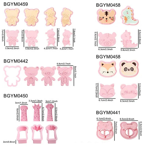 Buy Diy Cookie Plastic 3d Cartoon Biscuit Mold Cake Decorating Forest ...