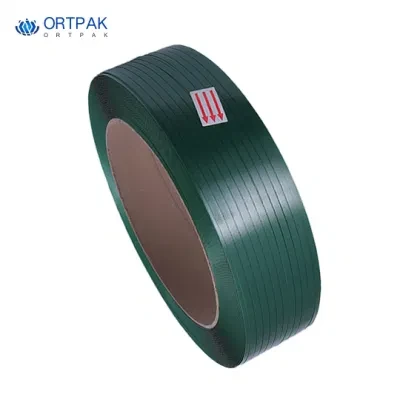 Buy Embossed Roll High Tension Green Polyester Strap For Auto Machine ...