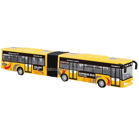 Buy Factory 1/50 Travelling Diecast Bus Pull Back Action With Light And ...