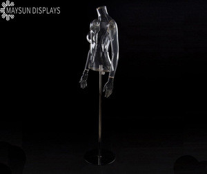 Buy High Level Transparent Adjustable Plastic Female Mannequin With ...