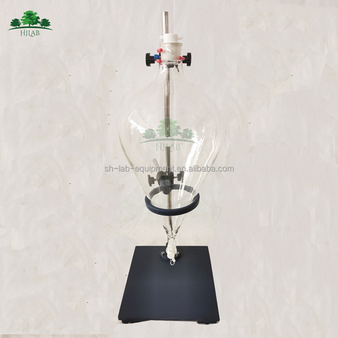 Buy Hjlab 2l-5l-10l Glass Separatory Funnel Kit With All Ptfe Valves ...