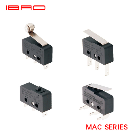Buy Ibao Mac Series Micro Switch With Lever Metal Roller Lever ...