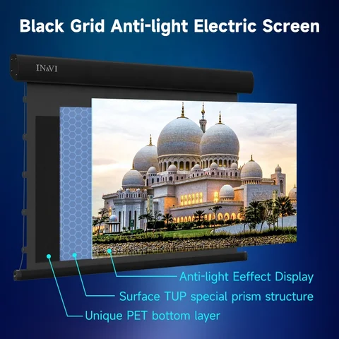 Buy In&vi Cbsp Projector Screen Motorized 3d 120 Inch Projector Screen ...