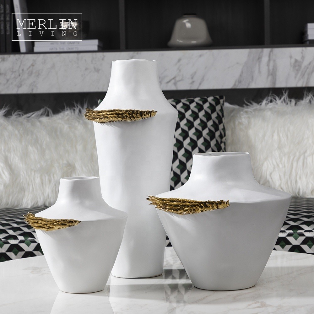 Buy Jarrones Decorativos Custom Hotel Luxury Gold Vase Creative Art ...