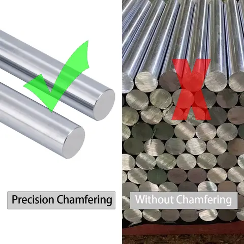 Buy Linear Shaft S45c/suj2/sus440 Hard Chrome Plated Rod With G6 ...