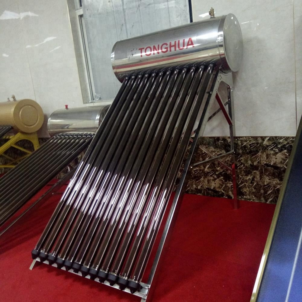 Buy 150 Liters Popular Type Heat Pipe Pressurized Solar Water Heater ...