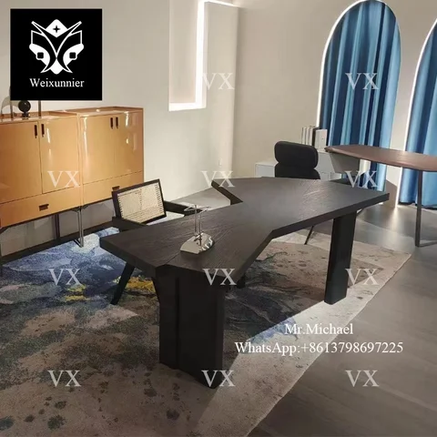 Buy Luxury Home Office Desk Table Modern Wood Set Computer Desk ...