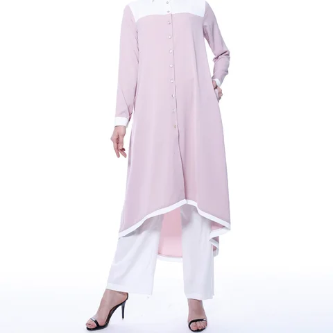 Buy Malaysia Uae Turkey Fashion Girl Office Daily Garment Button ...