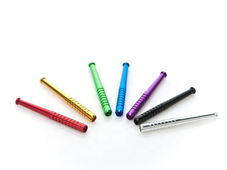 Buy Metal Aluminum Baseball Bat Shape 78mm Length Dugout Weed Pipes ...