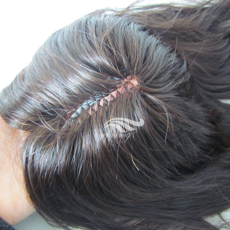 Buy Natural Wave Indian Human Hair Fish Net Women Toupee from Qingdao ...