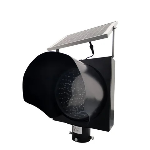 Buy Pedestrian Slow Down Solar Powered Yellow Led Flashing Beacon Road ...