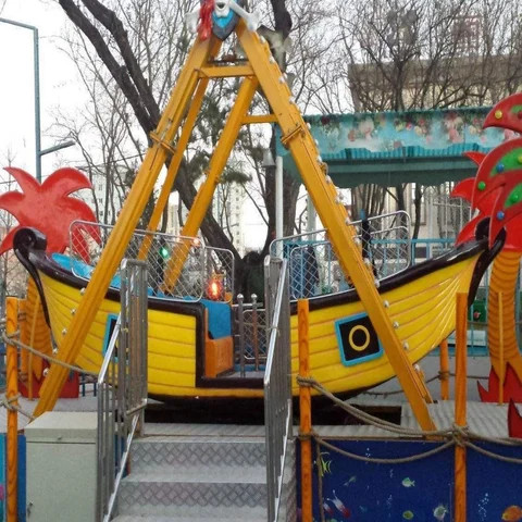 Buy Playground Attraction Kids Amusement Rides 12 Seats Mini Pirate ...