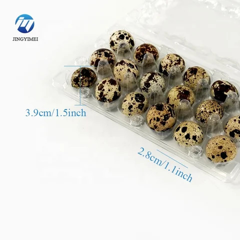 Buy Quail Egg Tray Packaging Supplier 18 20 24 30 Cells Clear Plastic ...