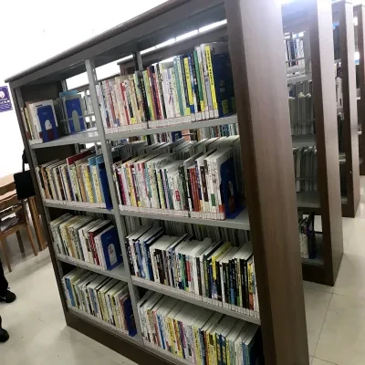 Buy Reading Room Library Furniture Magazine Rack School Wood Bookshelf ...