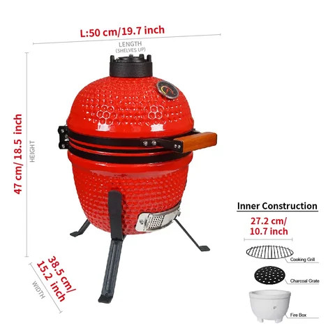 Buy Seb Mini Red Portable 13 Inch China Outdoor Cordieriet Keramische ...