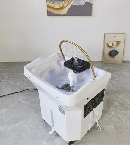 Buy Shampoo Basins Shampoo Bowl And Chairs Hair Salon Portable Shampoo ...