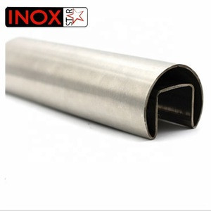 Buy Slotted Round Tube For Top Capping Rail System Round Slot Rail ...