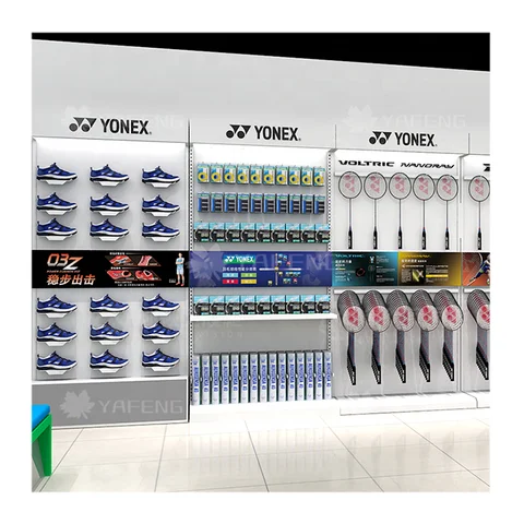 Buy Sports Goods Tennis Display Case Iron Paint Led Light Advertising ...