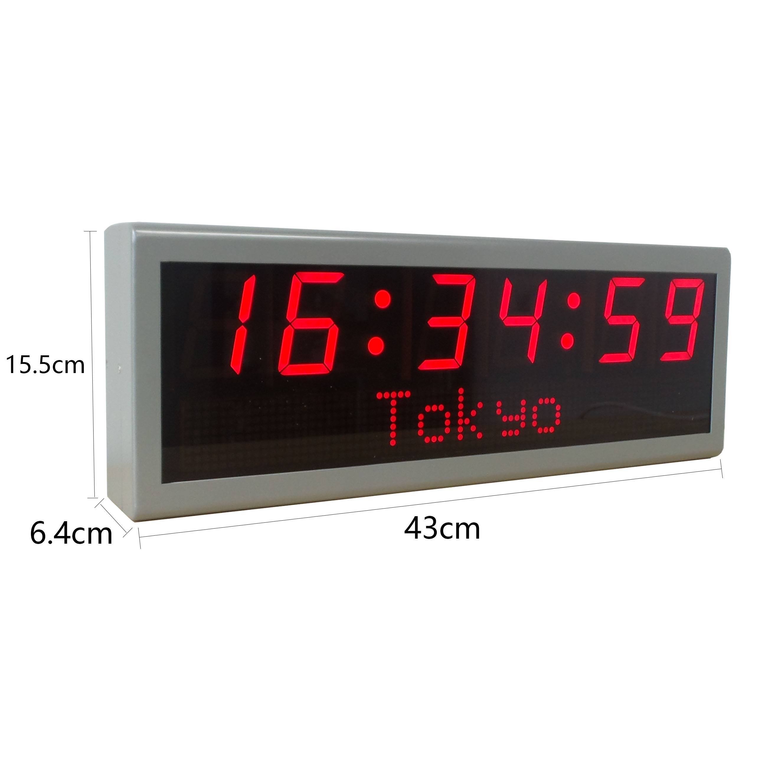Buy Synchronized Time System, Digital Ntp Poe Clock With Stainless ...