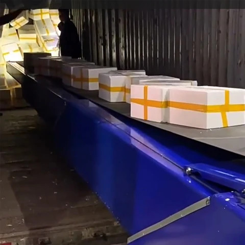 Buy Telescopic Belt Conveyor Automatic 20 & 40ft Truck Container ...