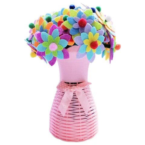 Buy The Newest Diy Toy Felt Flower Craft Kits For Girls Age 8-12 Flower ...