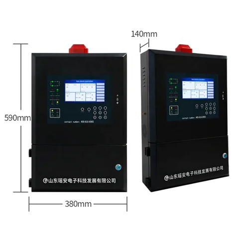 Buy Wall Mounted Gas Alarm Control Panel Gas Detector Controller With ...