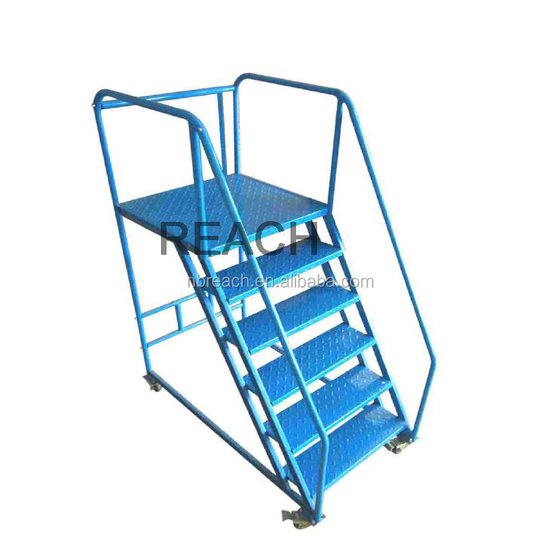 Buy Warehouse 3-13 Steps Steel Rack Ladder,safety Step Ladders With ...