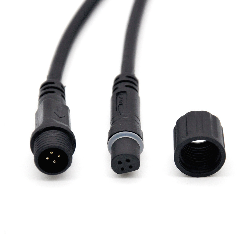 Buy Waterproof M10 5p Male Female Connector M8 Cable Connector from ...