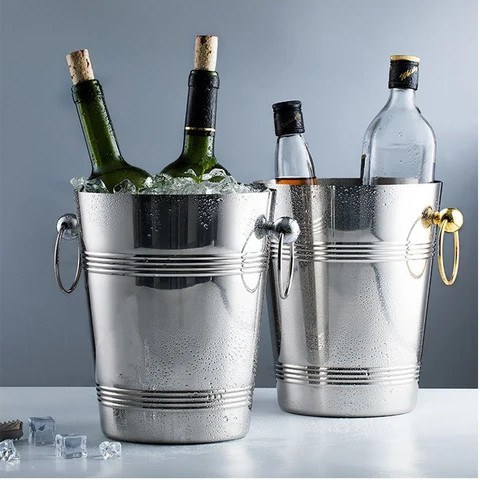 Buy Wholesale Bar Tool 3l 5l Stainless Steel Ice Buckets Champagne Beer ...