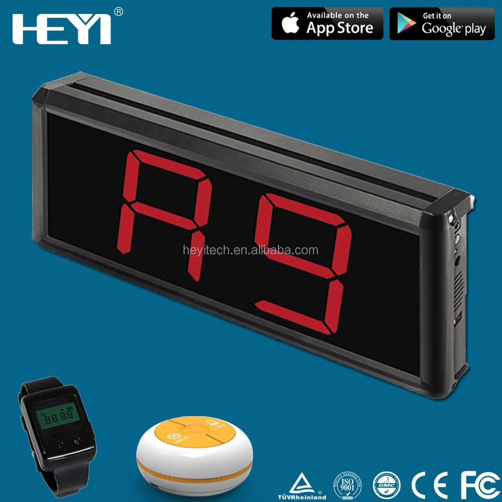 Buy Wireless 433mhz Wrist Pager , Call Bell Restaurant Calling System ...