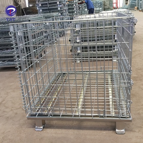 Buy Yst Custom Heavy-duty Weld Industrial Storage Folding Stacking ...