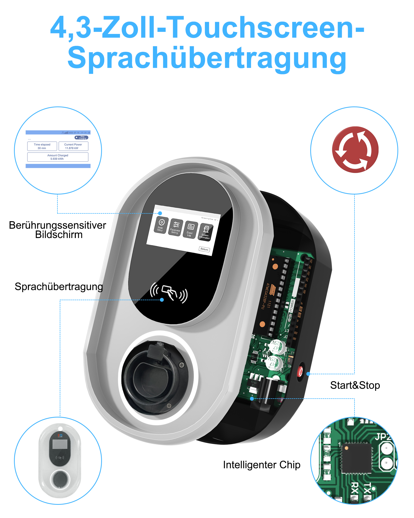 Buy Dawn Ac Ev Charger from Shenzhen Runchengda Electricity Technology ...