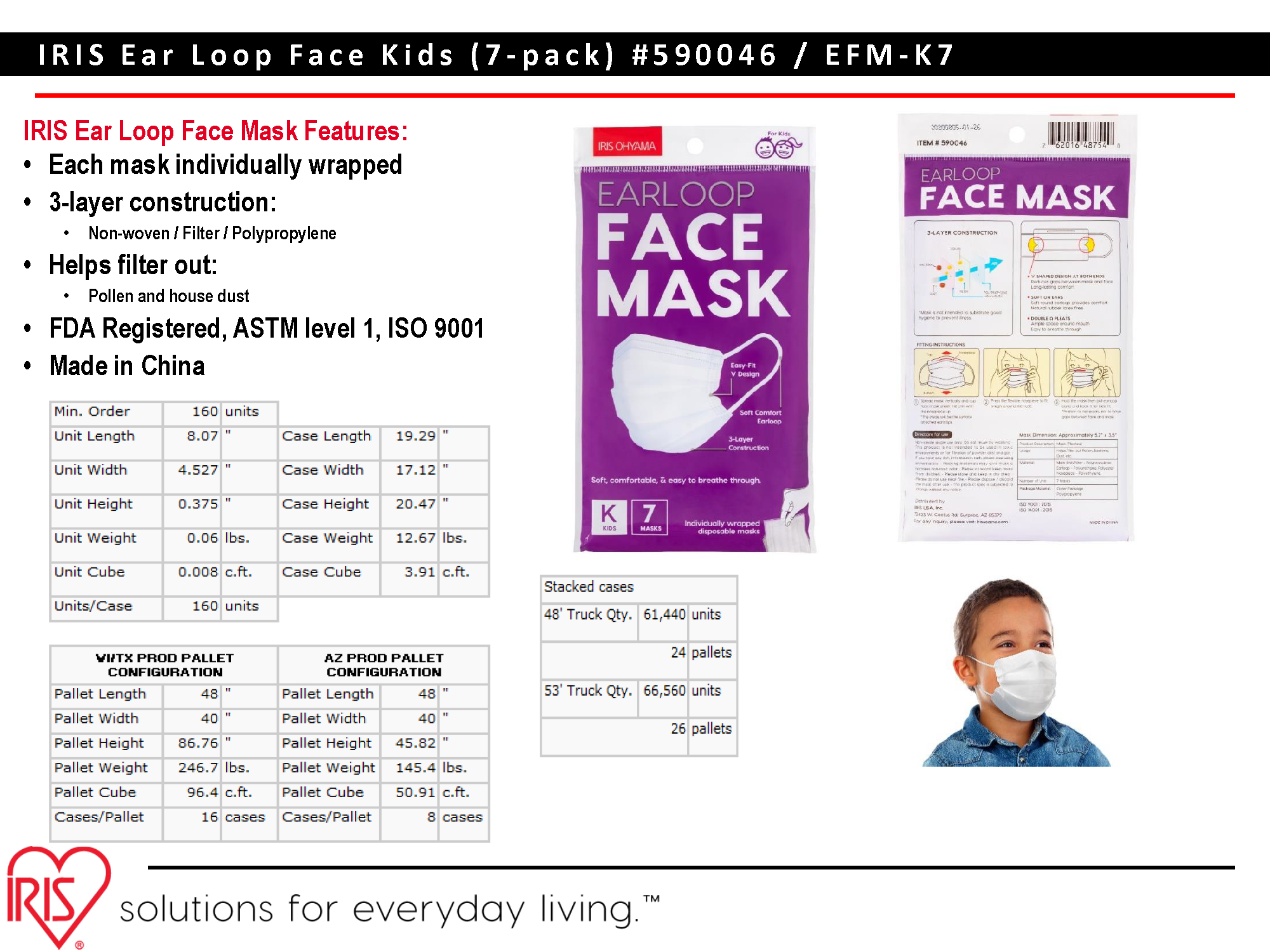 Buy 3-ply Disposable Face Masks from Eden Care USA, USA | Tradewheel.com