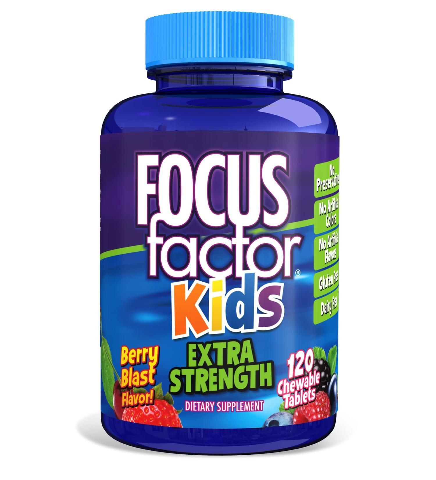 Buy Focus Factor Kids Extra Strength Daily Chewable For Brain Health ...