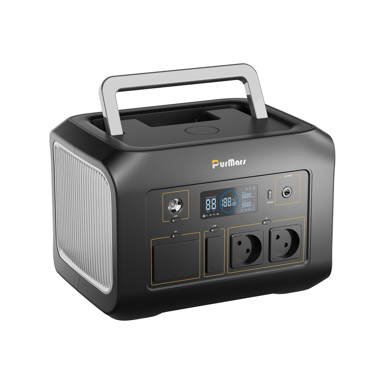 Buy Power Station Portable Solar Generator Lifepo4 Battery 600w 538wh ...