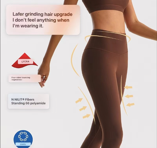 Buy New Lycra Sports Leggings High-waisted Yoga Leggings, Tummy Control ...