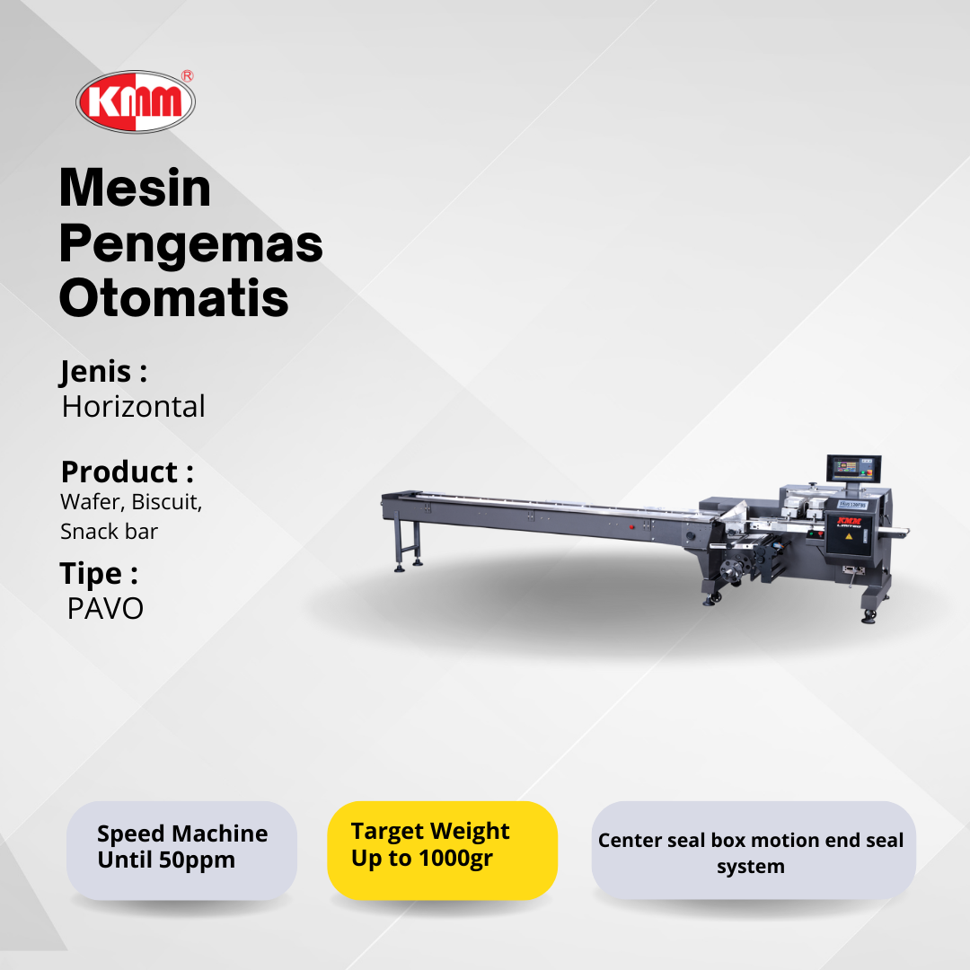 Buy Pavo 120fb (horizontal Flow Wrapping Machine) from PT.Krisna Maju ...