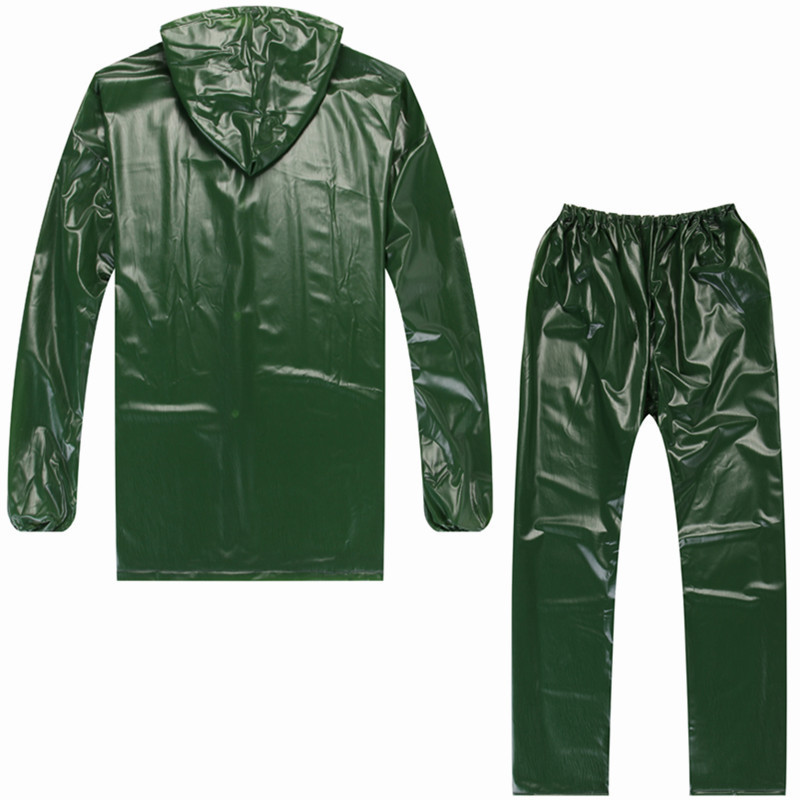 Buy 100% Polyester Pvc Waterproof Rain Jacket With Pant Single-person ...