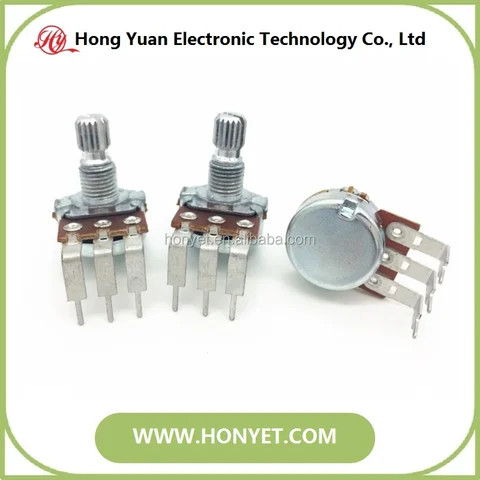 Buy 16mm Single Gang Pcb Mount Audio Volume Control Rotary ...