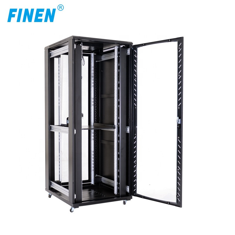 Buy 19 Inch Computer Rack Cooling Server Cabinet Telecom Enclosed ...