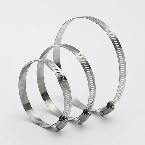 Buy 201 Stainless Steel Radiator Hose Clamp Adjustable Water Pipe Tube ...