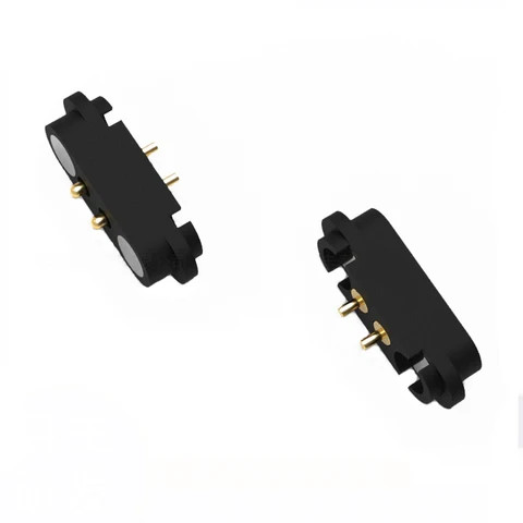 Buy 2pin Spring Loaded Pogo Pin Connector Male Socket Pcb Mount Dock ...